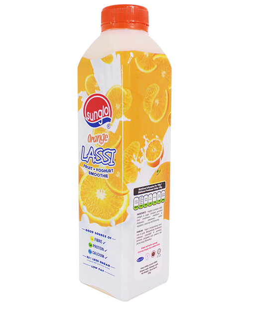 SUNGLO 700G ORANGE LASSI | Malaysian Yoghurt Company Sdn Bhd